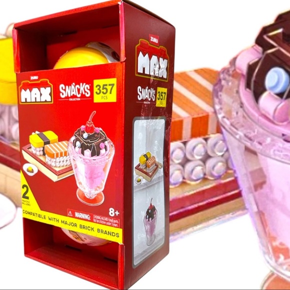 Zuru | Toys | Zuru Max Premium Snacks 357 Pieces Building Set Sushi Ice ...